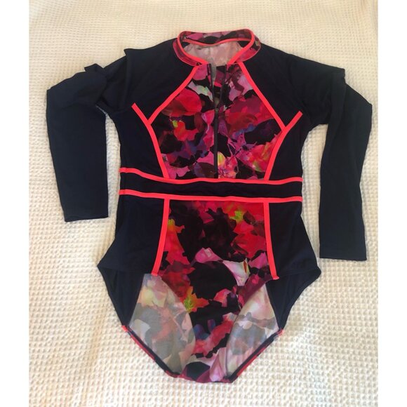 Athleta | Swim | Athleta Red Mystique One Piece Rashguard | Poshmark
